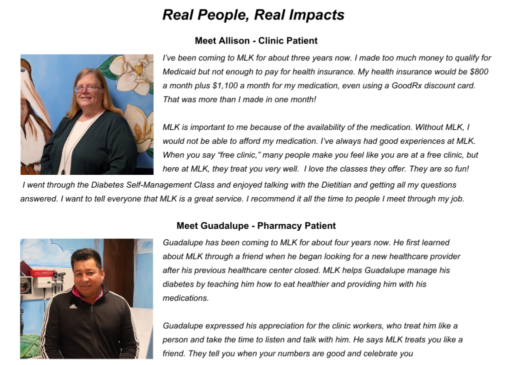 Patient Stories - MLK Health Center
